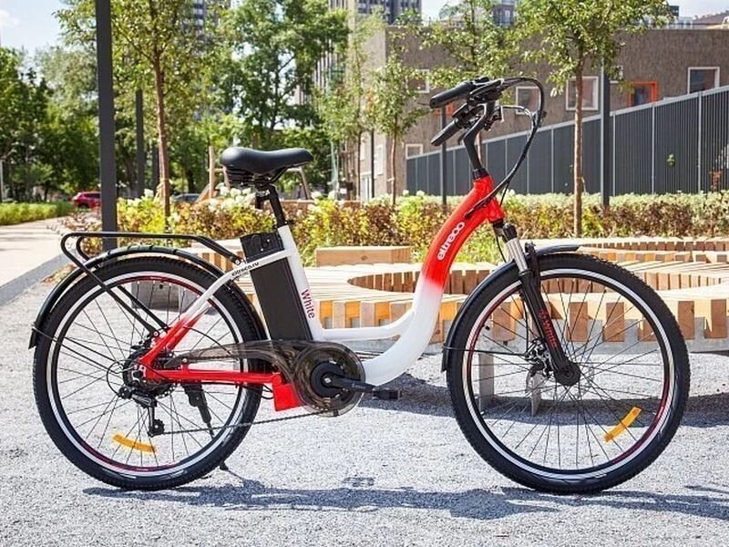 Электровелосипед Eltreco White купить в Минске - Цена в Беларуси